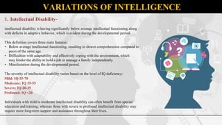 THEORIES AND TYPES OF INTELLIGENCE IN PSYCHOLOGY | PPTX
