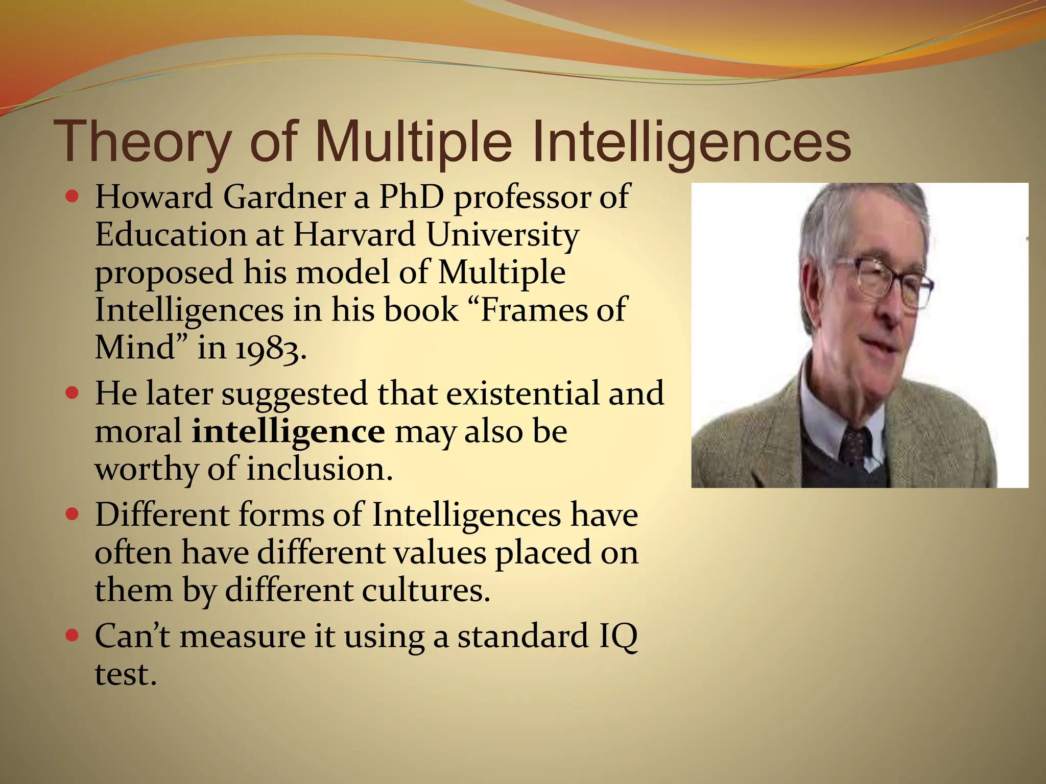 theories of intelligence.pptx PhD Education | PPTX