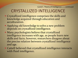 theories of intelligence.pptx PhD Education | PPT