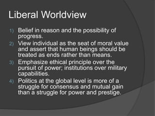 Theories of international relations | PPTX