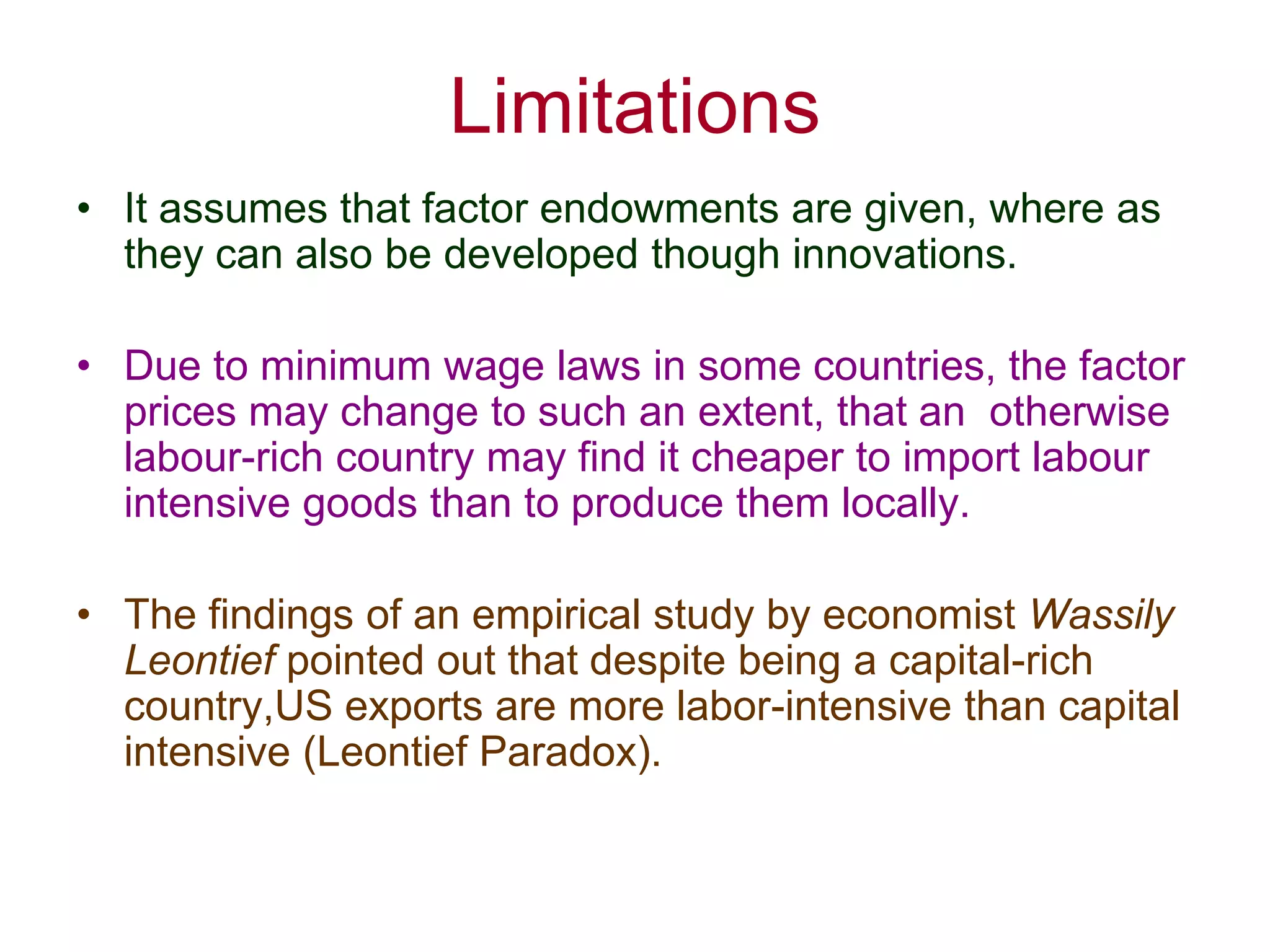 Theories Of International Trade | PPT