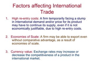 Theories Of International Trade | PPT
