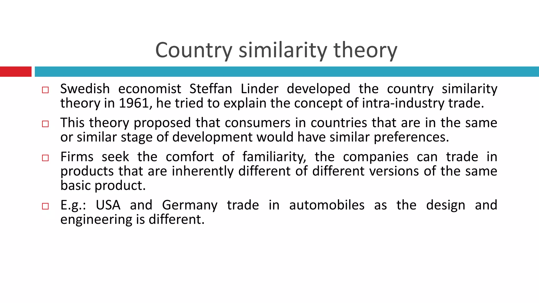 Theories of international trade | PPTX