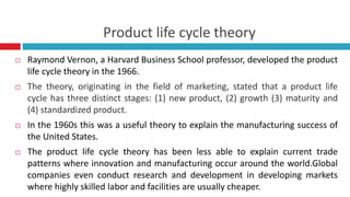 Theories of international trade | PPTX