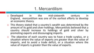 Theories of international trade | PPTX