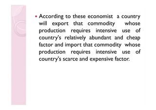 Theories of international trade | PDF | Commodities | Economy