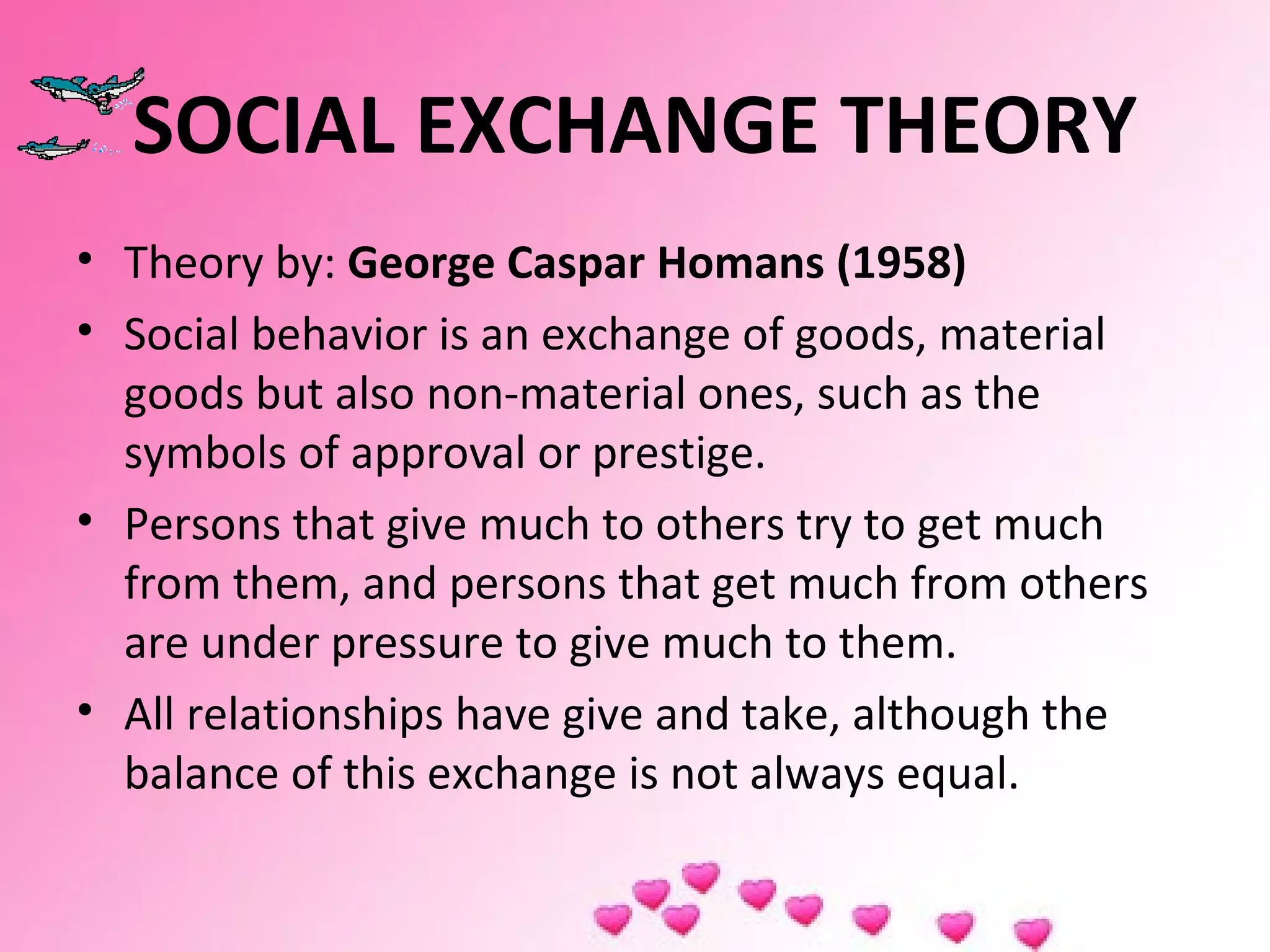 Theories Of Interpersonal Relationship | PPT