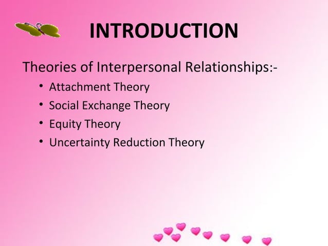 Theories Of Interpersonal Relationship | PPT