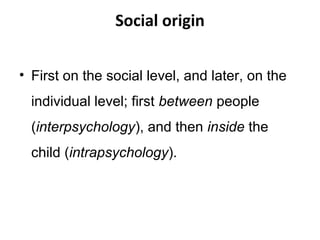 a sociocultural view of language and learning | PPT