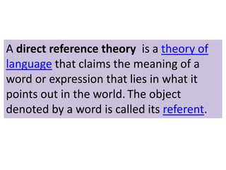 Theories of language | PPTX