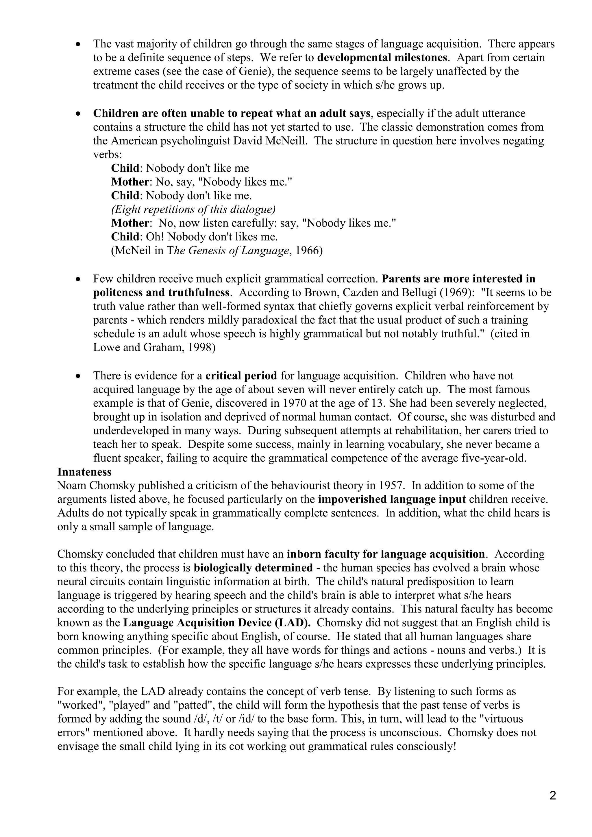 Theories of language | PDF