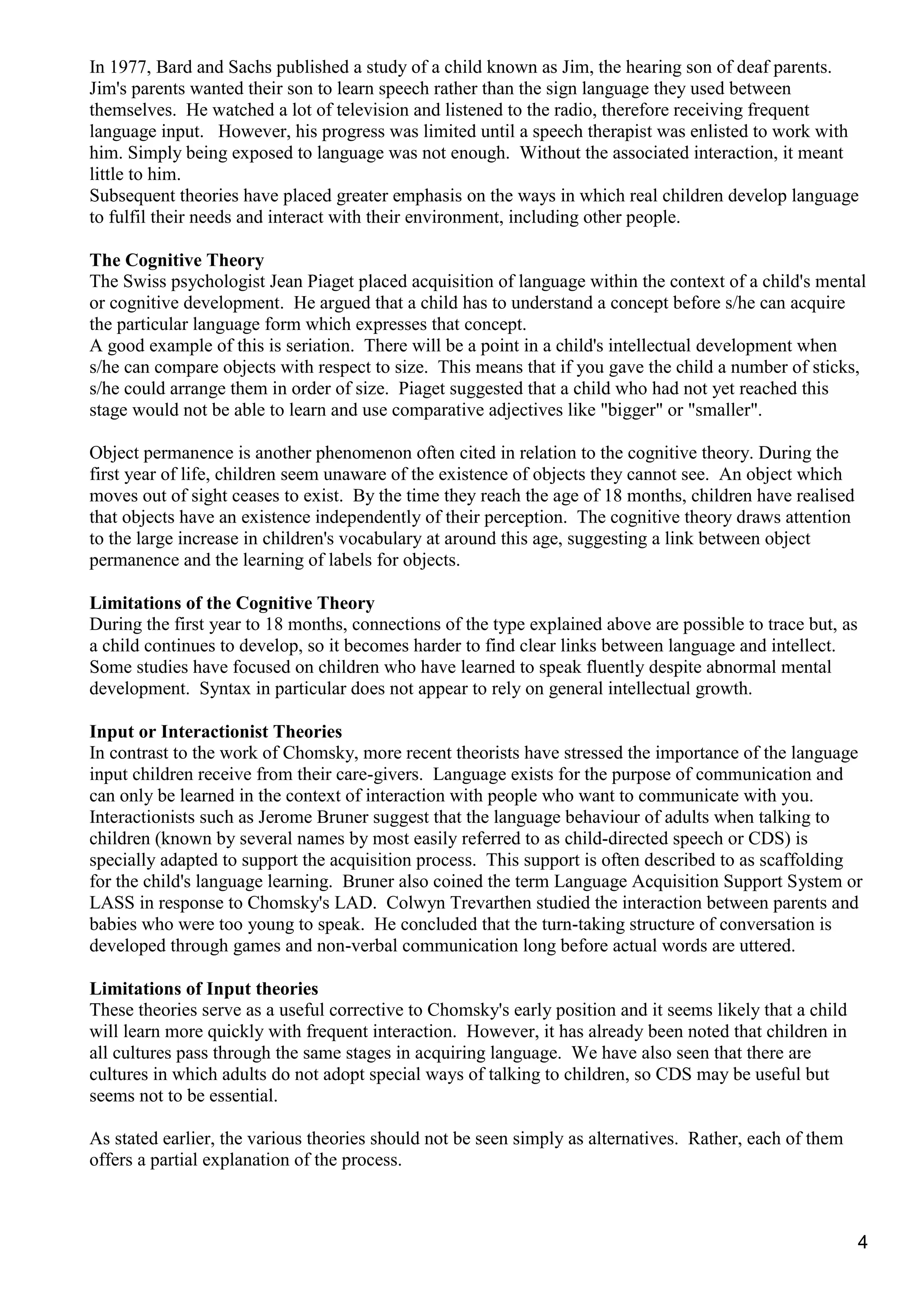 Theories of language | PDF