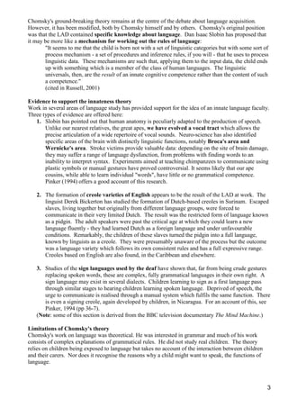 Theories of language | PDF