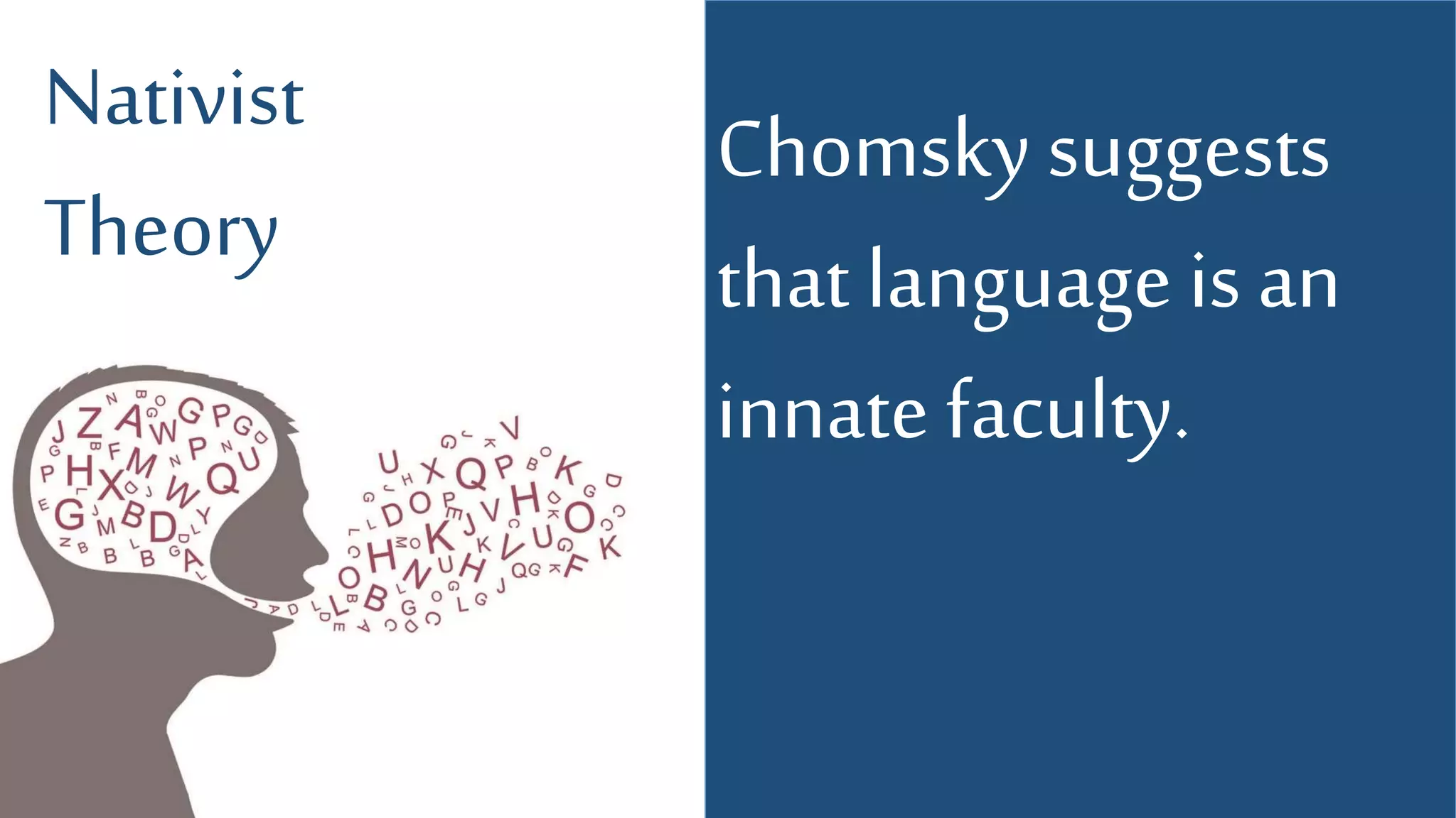 Theories of Language Acquisition | PPTX