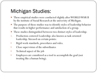 Theories of leadership | PPTX