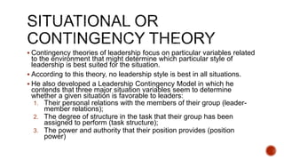 Theories of leadership and functions dt | PPTX