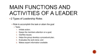 Theories of leadership and functions dt | PPTX