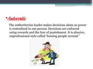 Theories of leadership and styles ppt by shantanu arora | PPTX