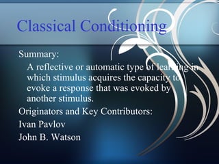 Theories of learning | PPT