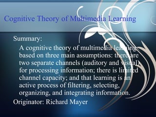 Theories of Learning | PPT