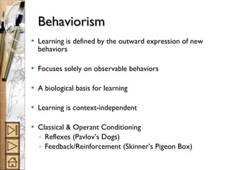 Theories of learning | PPT | Education