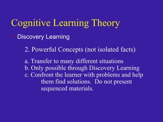 Theories of learning | PPT