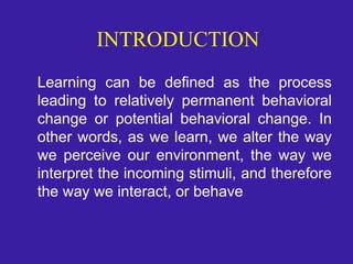 Theories of learning | PPT