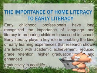Theories of learning and early literacy | PPTX