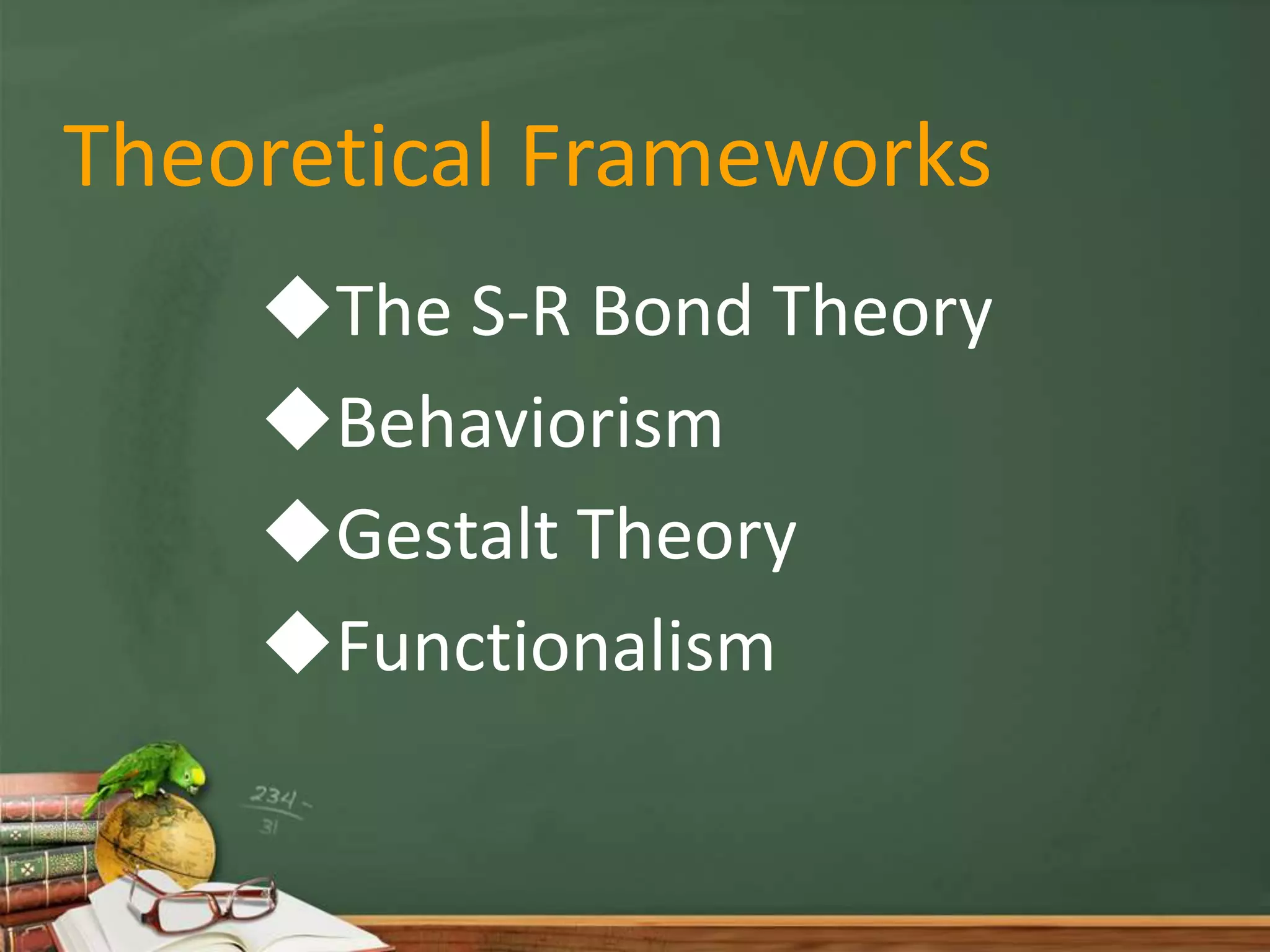 Theories of learning | PPTX