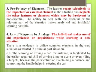 Theories of learning | PPTX