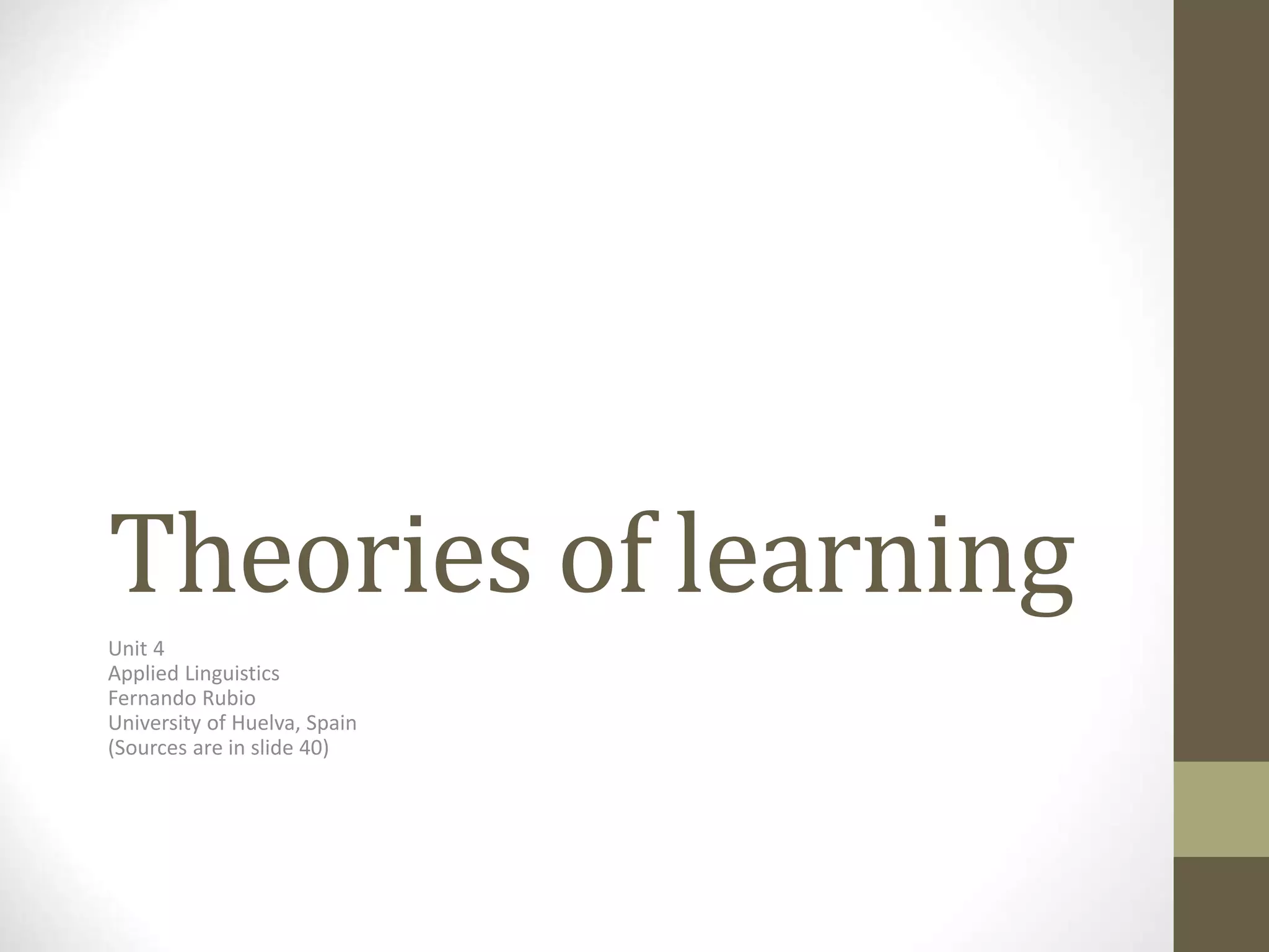 Theories of learning.ppt