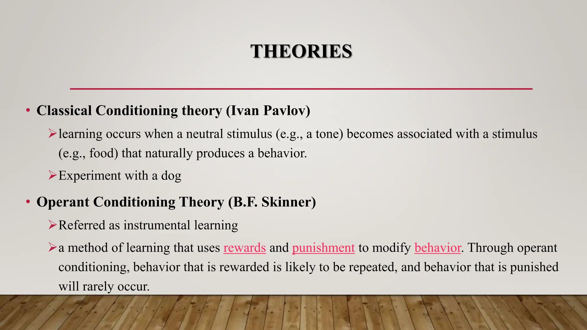 THEORIES OF LEARNING PRESENTATION .pptx