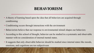 THEORIES OF LEARNING PRESENTATION .pptx