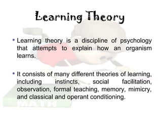 Theories of learning.ppt Theories of learning.ppt