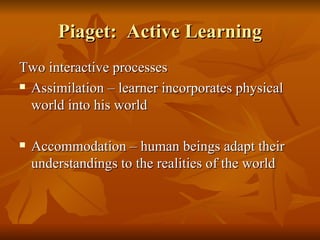 Theories Of Learning mod | PPT