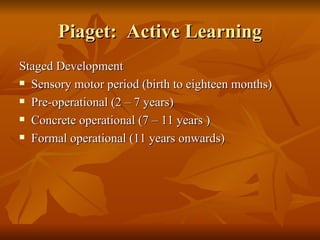 Theories Of Learning mod | PPT