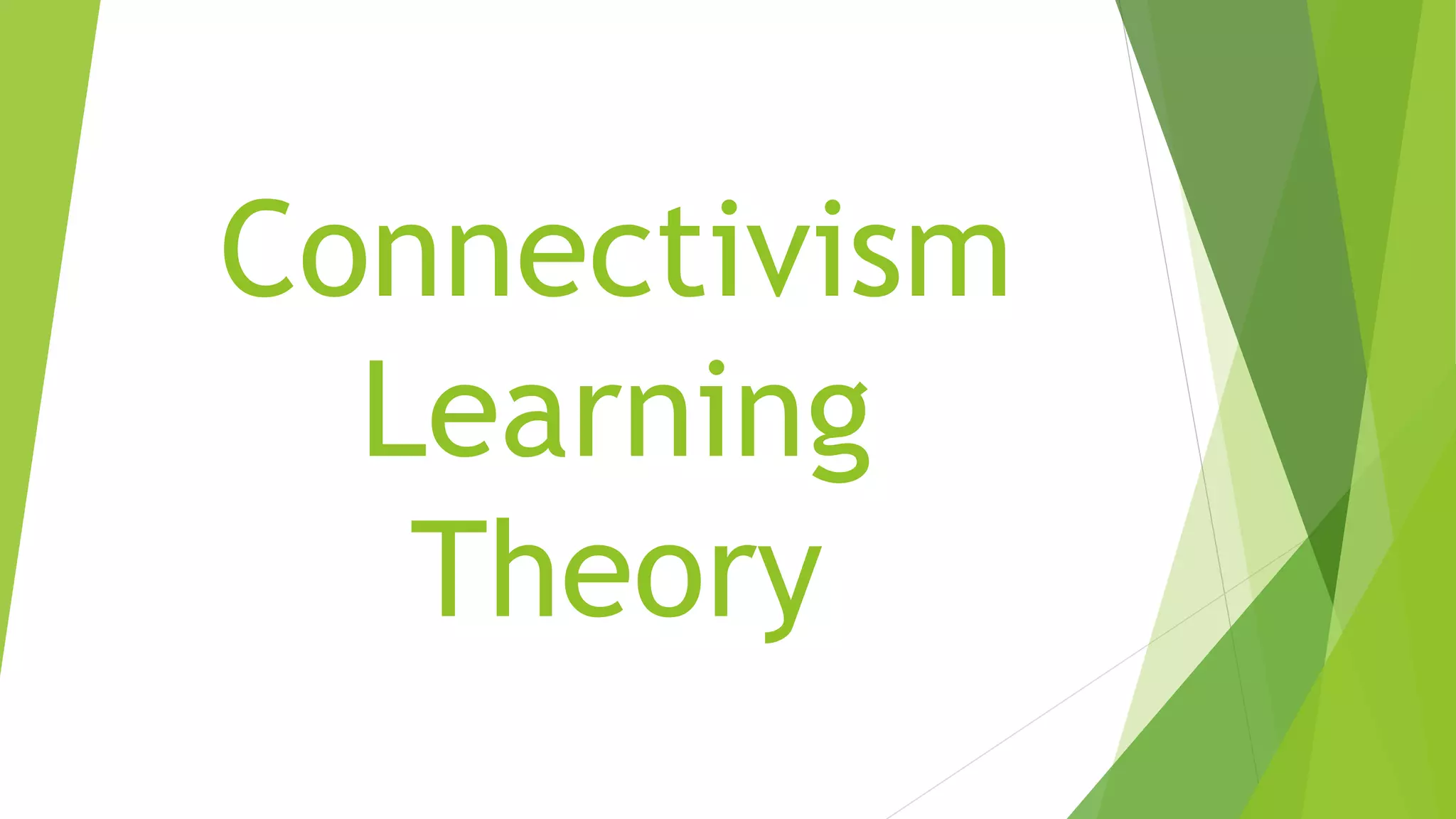Theories of Learning Part 2.pptx | Internet | Computing