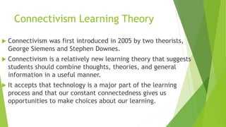 Theories of Learning Part 2.pptx | Internet | Computing