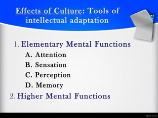 Vygotsky's Socio-cultural Theory | PPT
