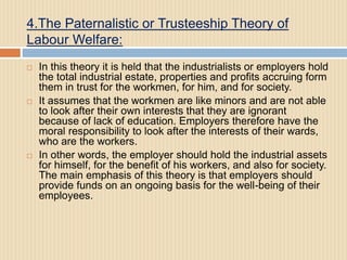 Theories of labour Welfare | PPTX