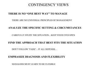 Theories of management | PPT