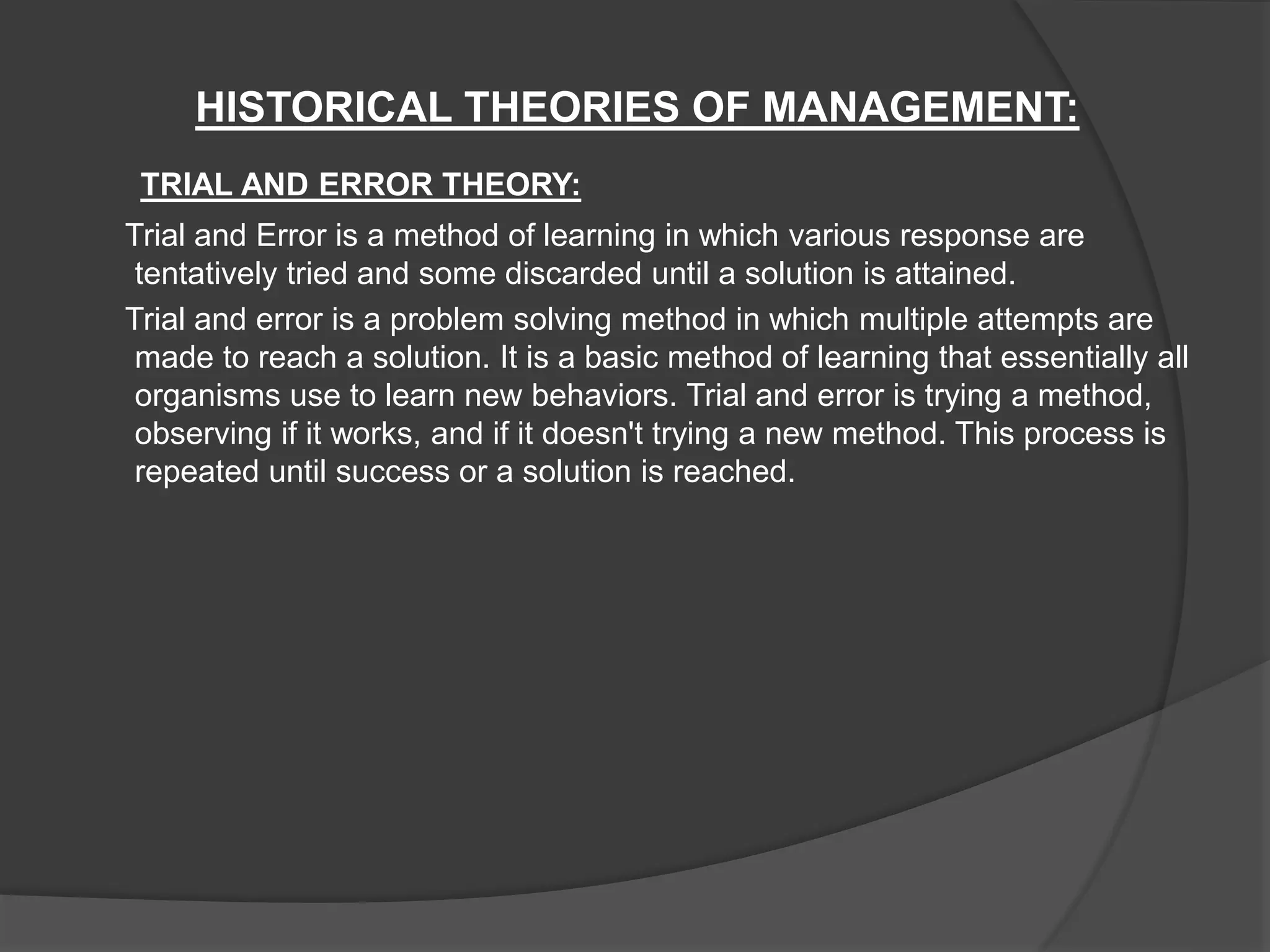 Theories of management | PPTX