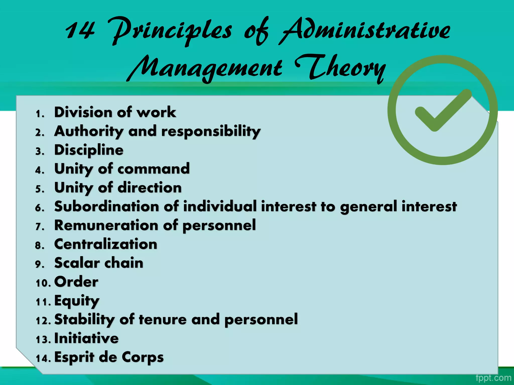 Theories of management - Scientific, Administrative | PDF | Human ...