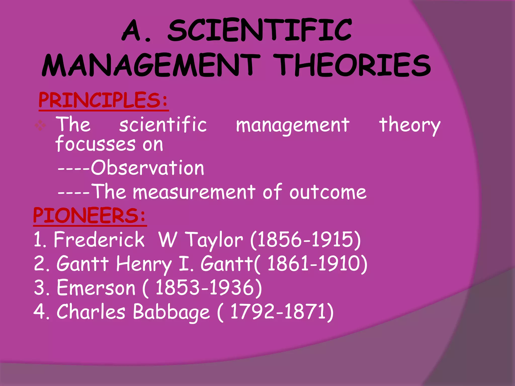 Theories of management | PPTX