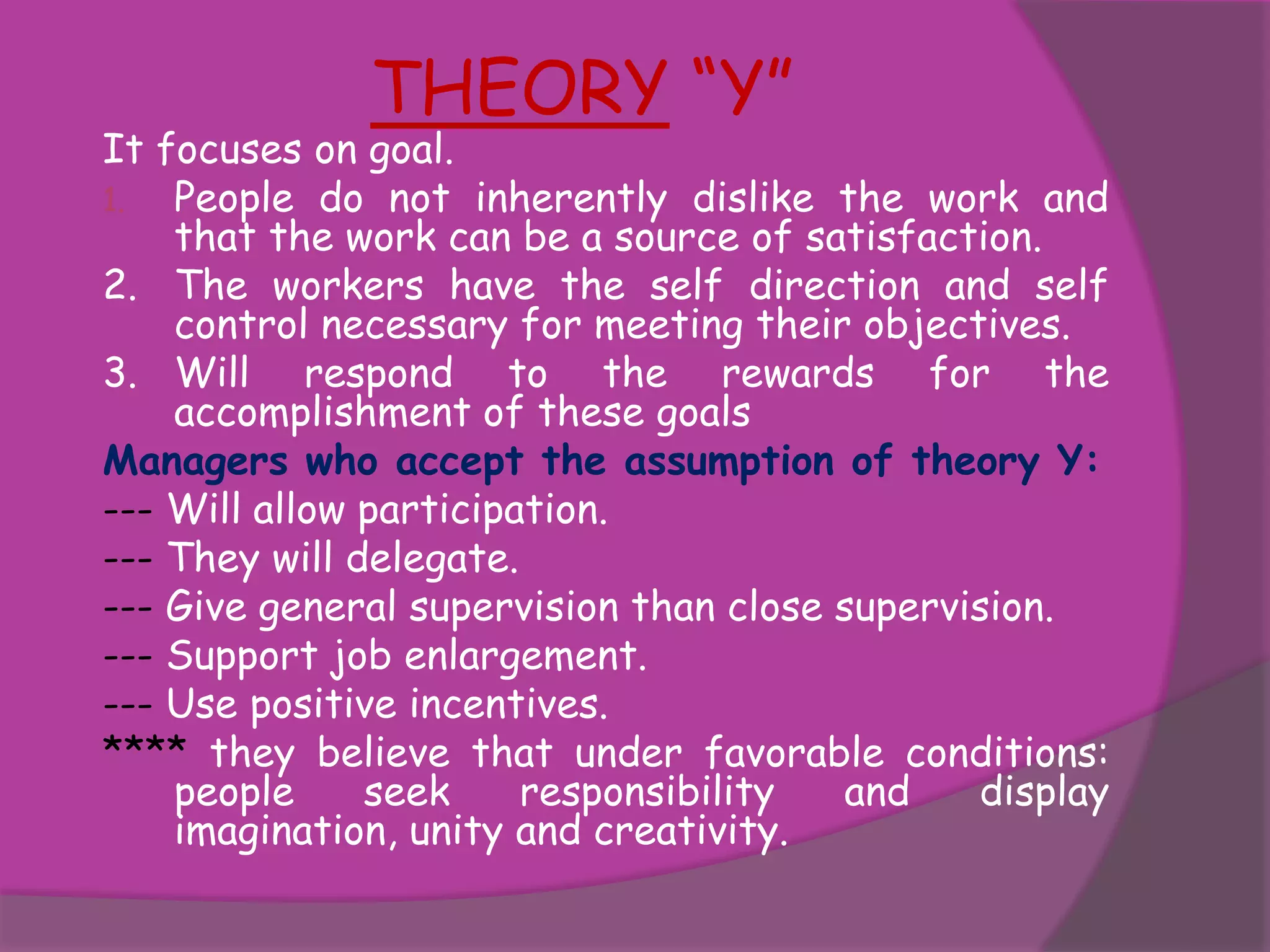 Theories of management | PPTX | Executive Leadership & Management ...