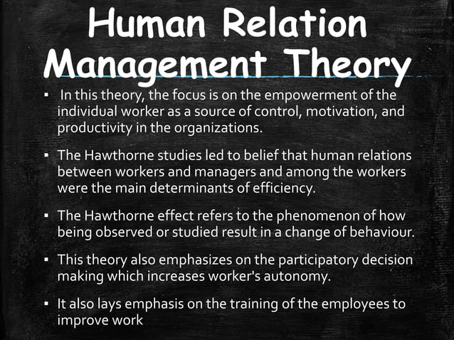 Theories of management | PPTX