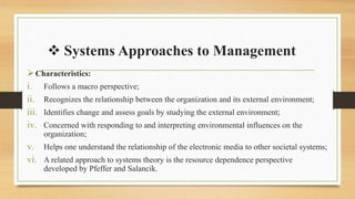 Theories of management | PPT