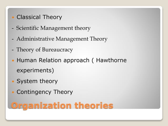THEORIES OF MANAGEMENT.ppt | Business | Business and Finance