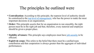 Theories of Management health management systems | PPTX