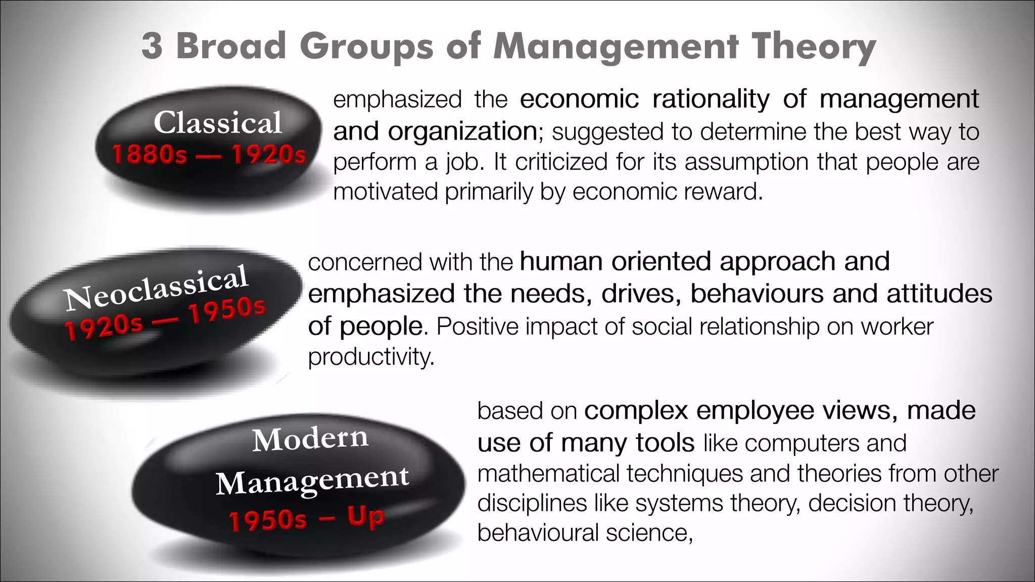Theories of management | PDF